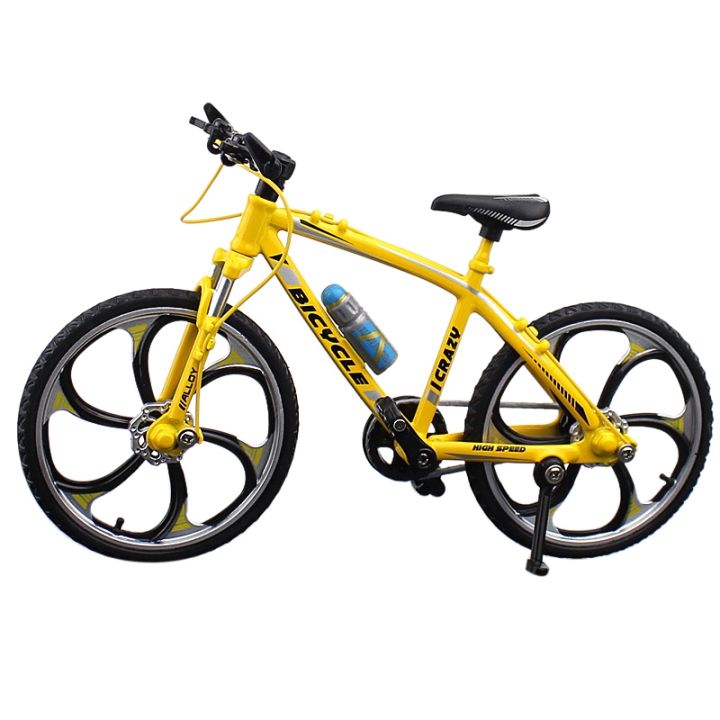 ARELENE Mini Alloy Finger Bicycle Model Racing Toy Simulation Metal ...