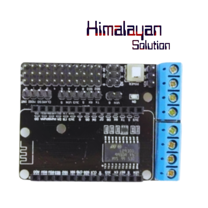 L293D Motor Driver module is compatible with ESP12E Dev Kit and NodeMCU. This shield board is ...