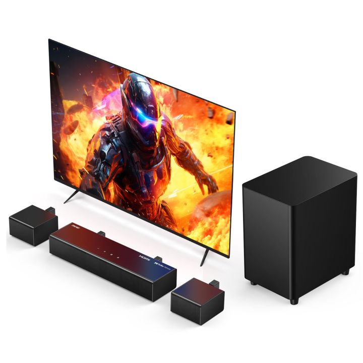 Miroir 5.1 Sound Bar SL5100 with Dolby Atmos – Powerful 410W Home ...