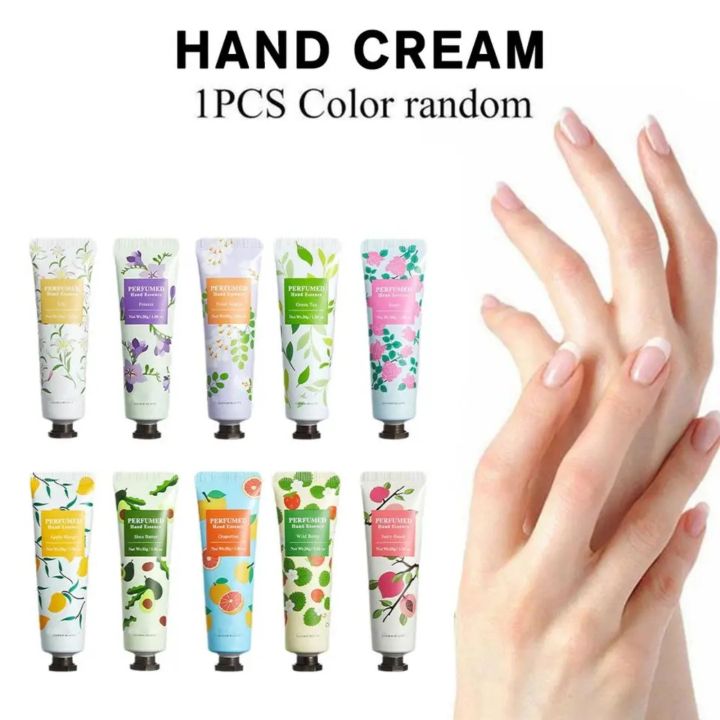 2 Pack Plant Fruits Fragrance Hand Cream, Moisturizing Hand Care Cream ...