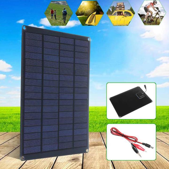 12V 7W Flexible Solar Panel Kit Panels Generator Power Charge Caravan ...