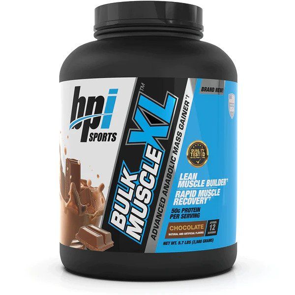BPI Sports Bulk Muscle XL 3kg Advanced Mass Gainer 50 gm Protein 144 Gm Carbs 842 Kcal | Daraz ...