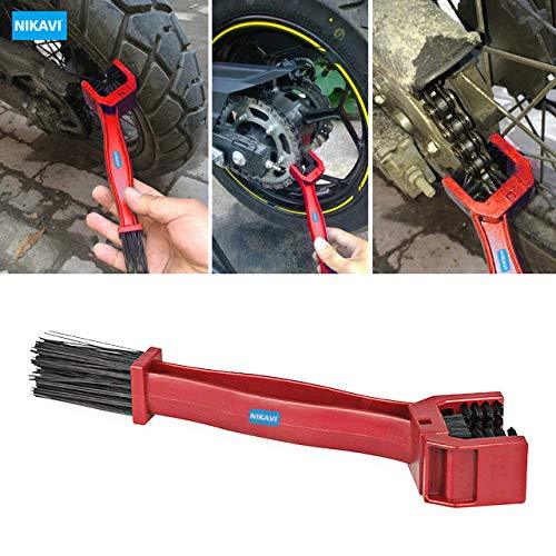 Bicycle Motorcycle Chain Cleaning Tool Gear Grunge Brush Cleaner Red ...
