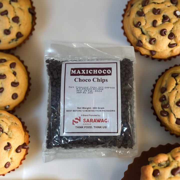 Bakers Creation Maxichoco Dark Chocolate Choco Chips (Dark Chocolate ...