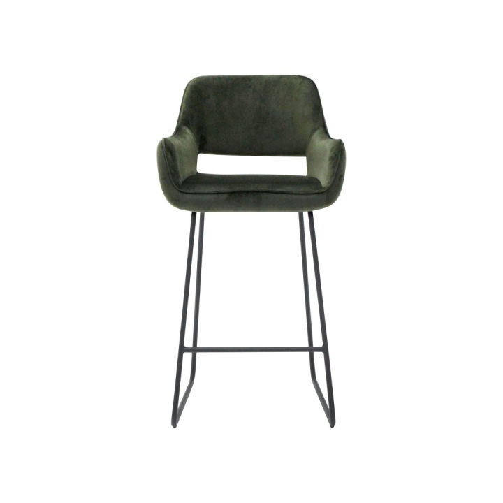 SB Furniture Bar Stool Yabber - Black Leg/Green Velvet | Daraz.com.np