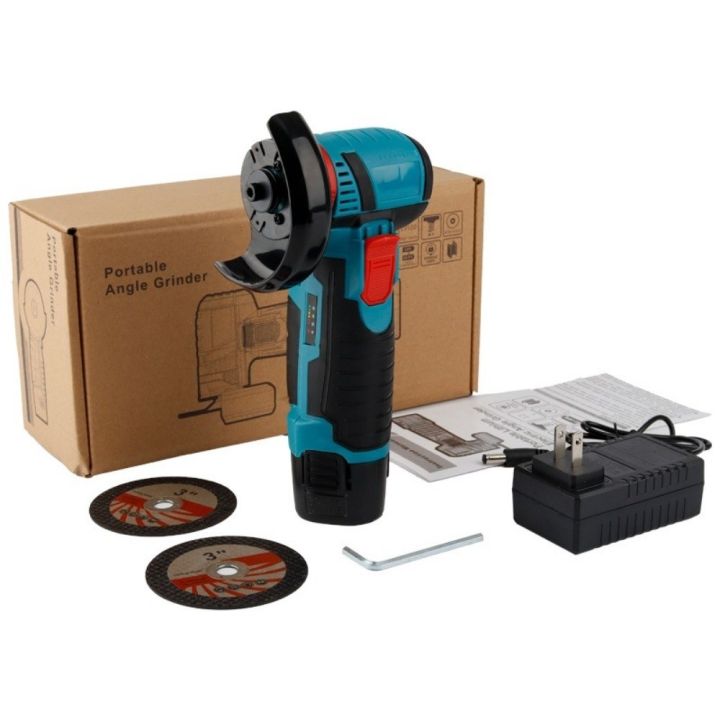 Portable Electric Mini Angle Grinder Handheld 12V Cutting Machine ...
