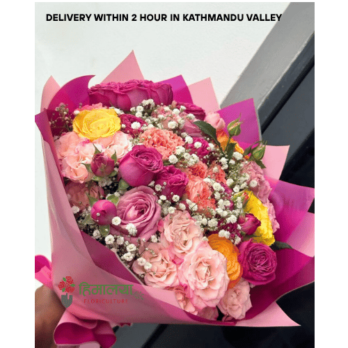 Superb Mix Flower Bouquet | Daraz.com.np