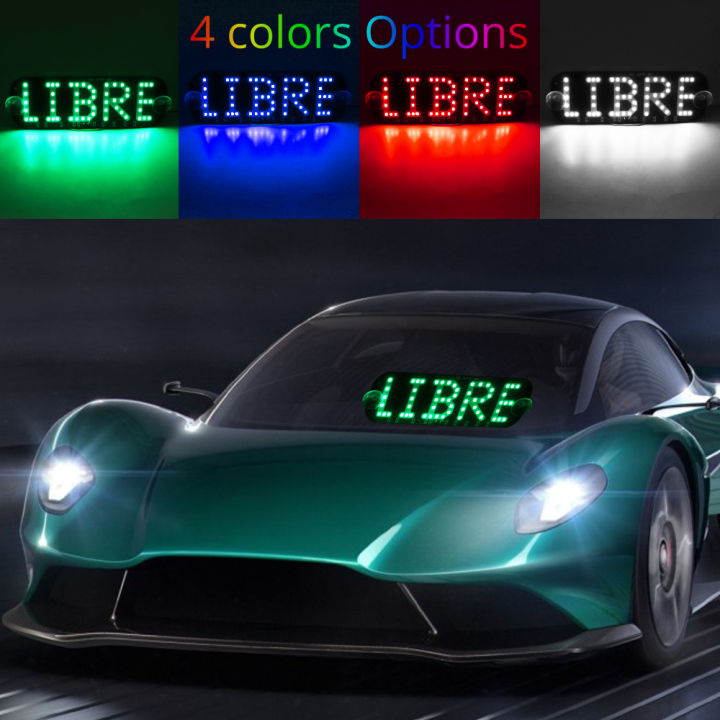 NEW 【Innovative design】Libre Led Libre Car Windscreen Cab Indicator ...