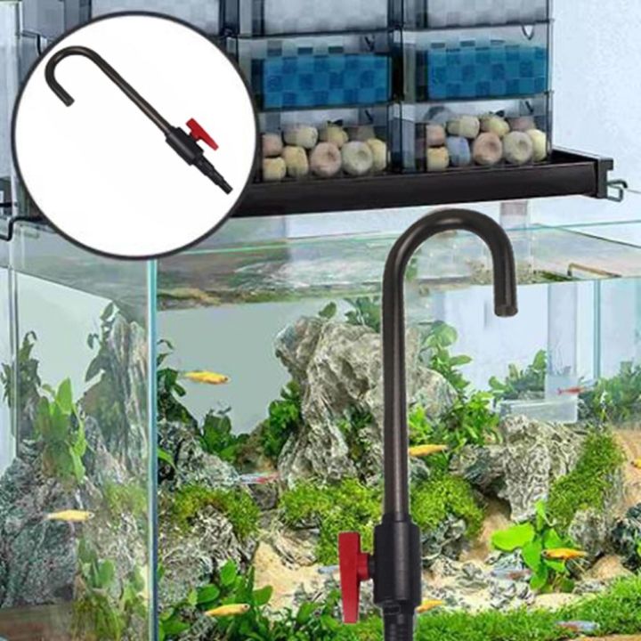 Water Pipe Fittings UPVC Aquarium Water Inlet Outlet Tube Hook Design ...