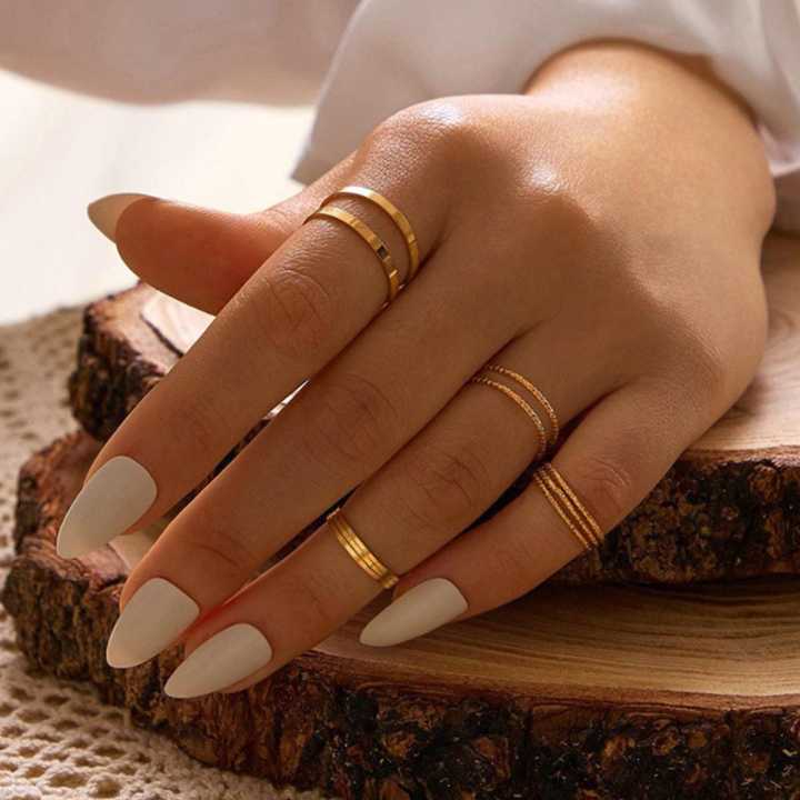 Enacolor Female Koean Rings Set Rings Ins New Girl Accessories Fashion ...