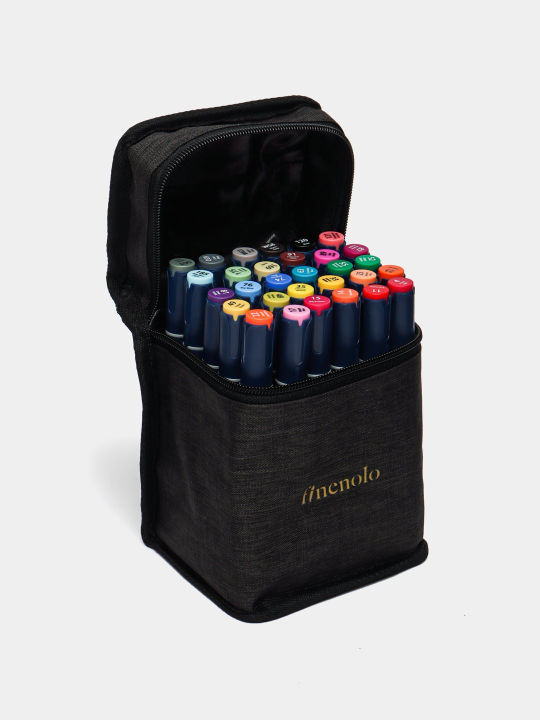 Alcohol Marker 30 sheds/ Finolo Double Nib 30 sheds Alcohol Marker for ...