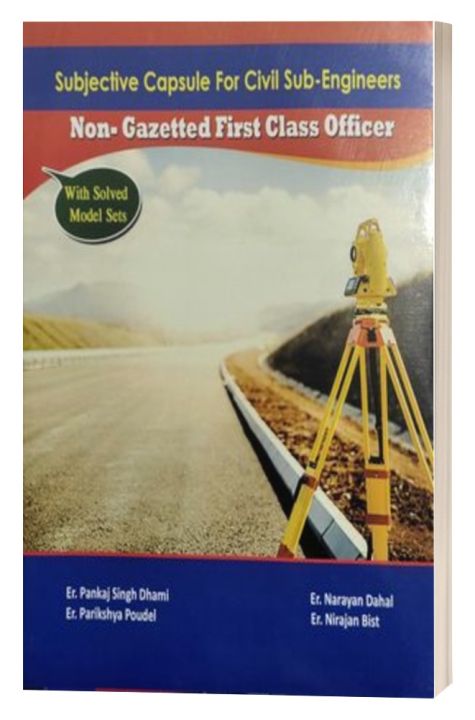 Subjective Capsule for Civil Sub- Engineers Non- Gazetted First Class ...