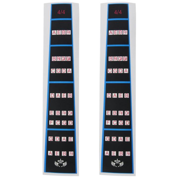 2X Violin Finger Guide /Fingerboard Sticker Fret guide Label Finger ...