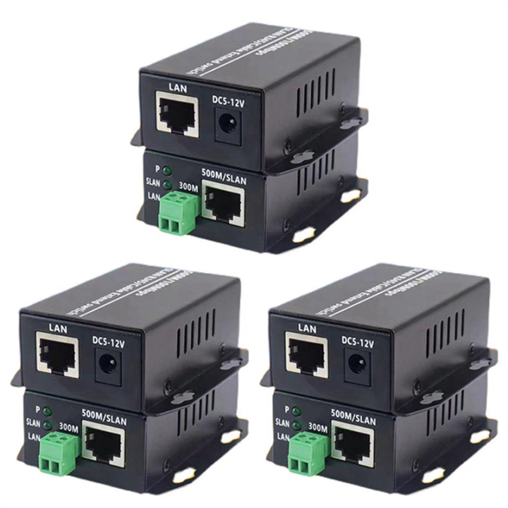NAMUNY 6X Ethernet over Twisted Pair Converter -Ethernet Extender over ...