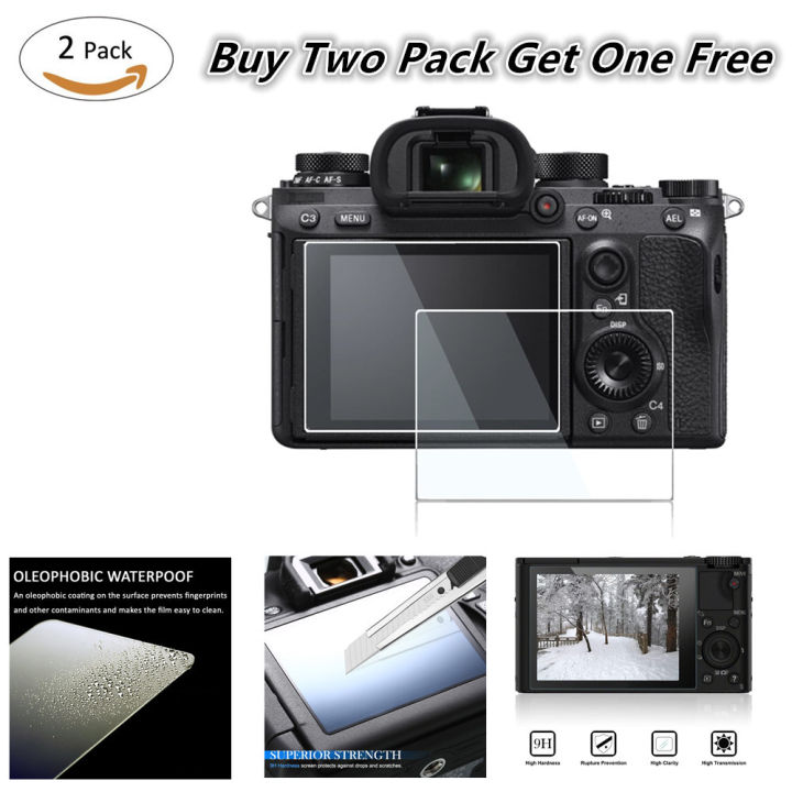 2x Glass LCD Screen Protector For Sony A9III A6700 ZVE10 FX30 ZV1F A7C A7CR ZVE1 A7M4 A7 A7S A7R ...