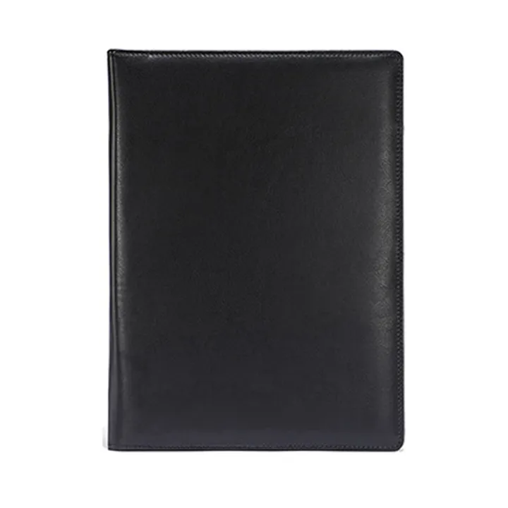 A4 PU Padfolio File Folder Portfolio Business Document Holder Metal ...