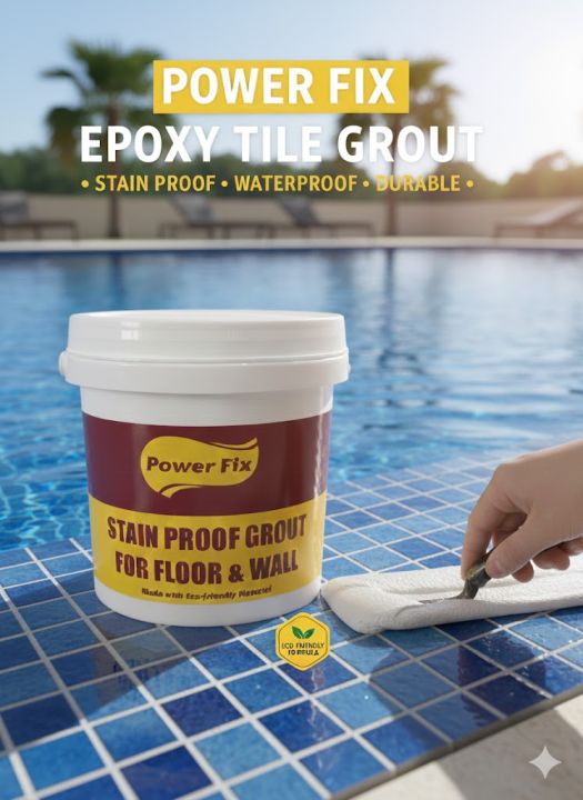 Power Fix Epoxy Tile Grout White Color 1 Kg | Daraz.com.np