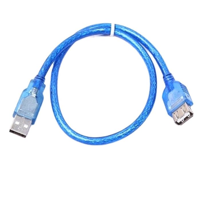 USB Male To Female Extension Transparent Data Cable | Daraz.com.np