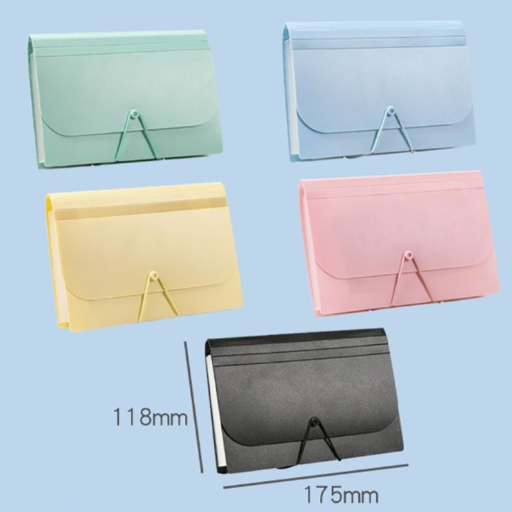 High Quality Vertical A6 Bill Storage Booklet 13-Layers Strap Design ...