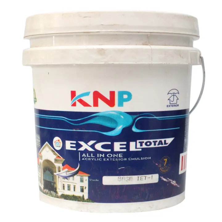 KNP Excel Total Exterior Emulsion Taj White W-107 10 Ltr | Daraz.com.np