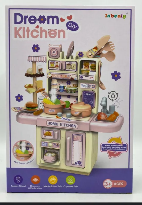 Generic Kitchen Toys with Realistic Steam and Light, 39 Piece Kitchen ...