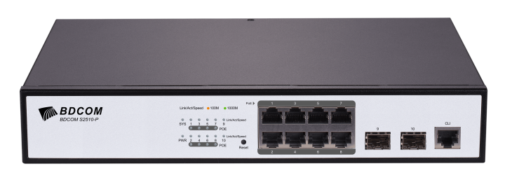 BDCOM S2510-P 8 Port Poe Switch | Daraz.com.np