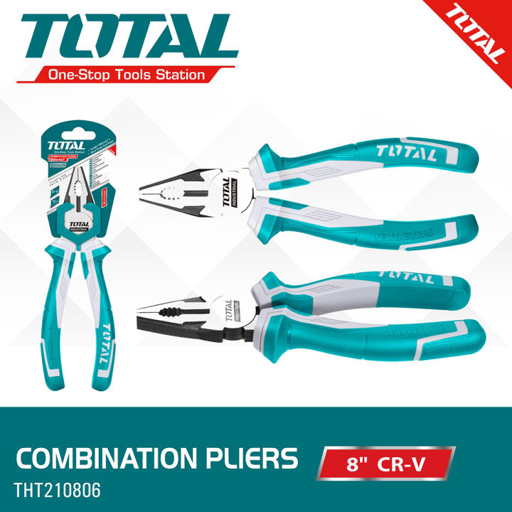 TOTAL Combination Pliers 8" Cr-V (THT210806) | Daraz.com.np