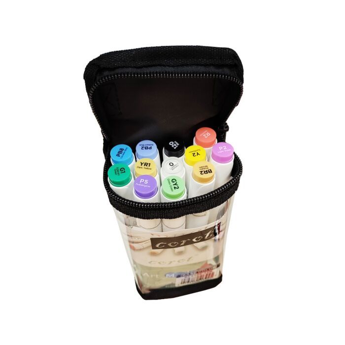 Corot 12 pcs Alcohol Markers Set， Dual Tip Office Markers, Artist ...