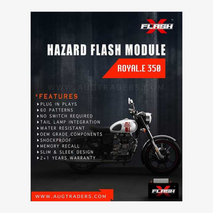 Flash X Hazard Royal Enfield Classic 350 | Daraz.com.np