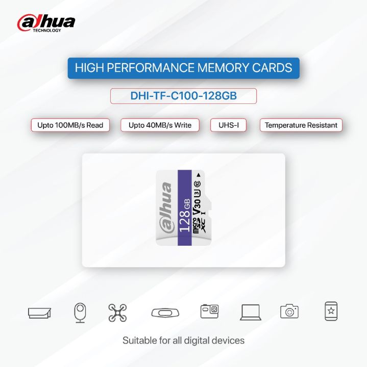 DAHUA 128GB SD CARD TF-C100/128GB | Daraz.com.np