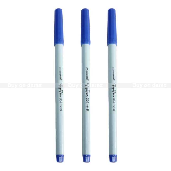 3Piece Monami Blue Color Sign Pen | Daraz.com.np