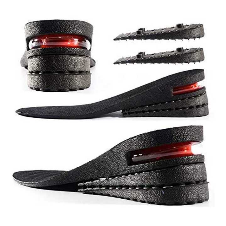 JOGHN 3 Layer Adjustable Height Increasing Insole PVC Insoles For Men And Women Unisex Shoes Insoles Daraz .np