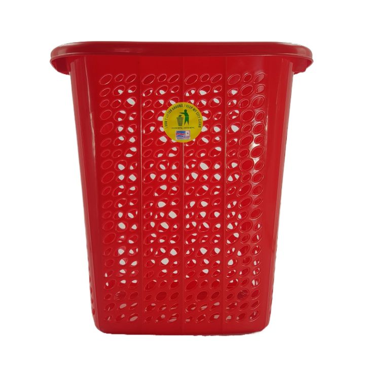 Bagmati Red Net Design Medium Plastic Dustbin | Daraz.com.np