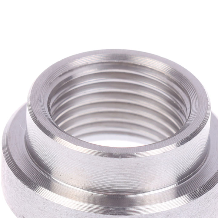 Oxygen Sensor Stainless Steels Bung Plug Nut Stepped Mounting Cap Kit ...