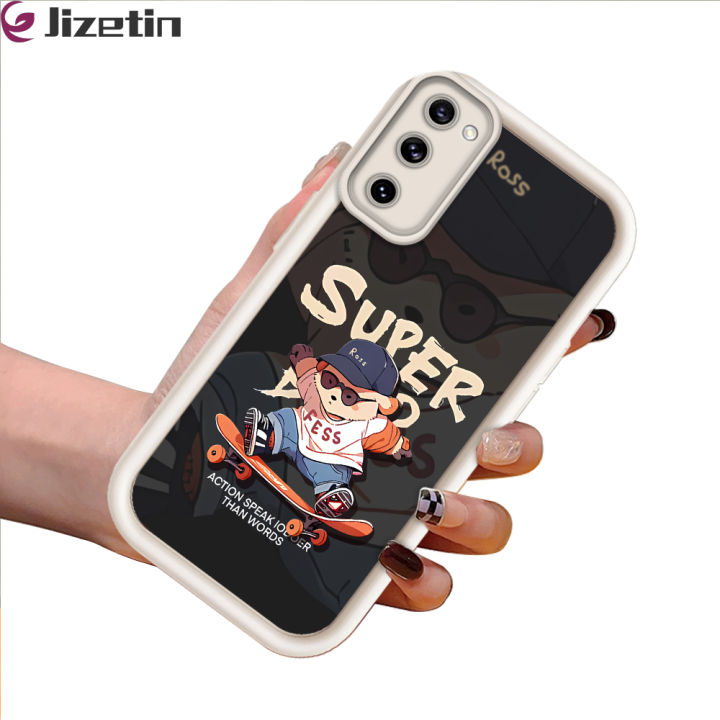 Jizetin for Samsung S20 FE 4G 5G Back Cover Skate Board Ladder Camera ...