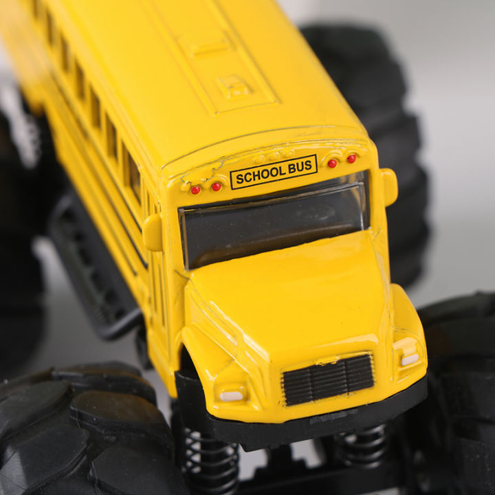 Alloy Monster School Bus Pull Back Model Boy Toys Bus Car School Bus ...