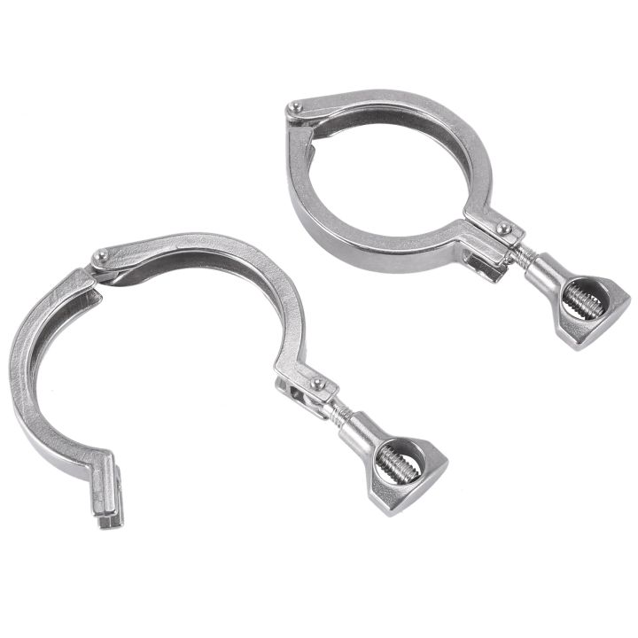 (GGBR) 2Pcs Tri-Clamp Steel Single Pin Heavy Duty Tri Clamp with Wing ...