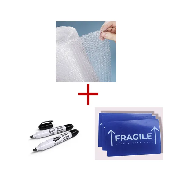 11 Meters of High Grade Reusable Shock Proof Bubble Wrap and 20 Pieces ...
