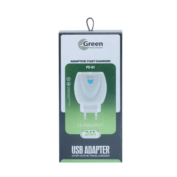 Green PC-01 USB Adapter Fast Charger | Daraz.com.np