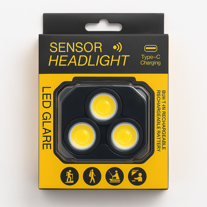 Lumi Wave Pro Sensor Headlight USB-C Rechargeable Motion Sensor Ultra ...
