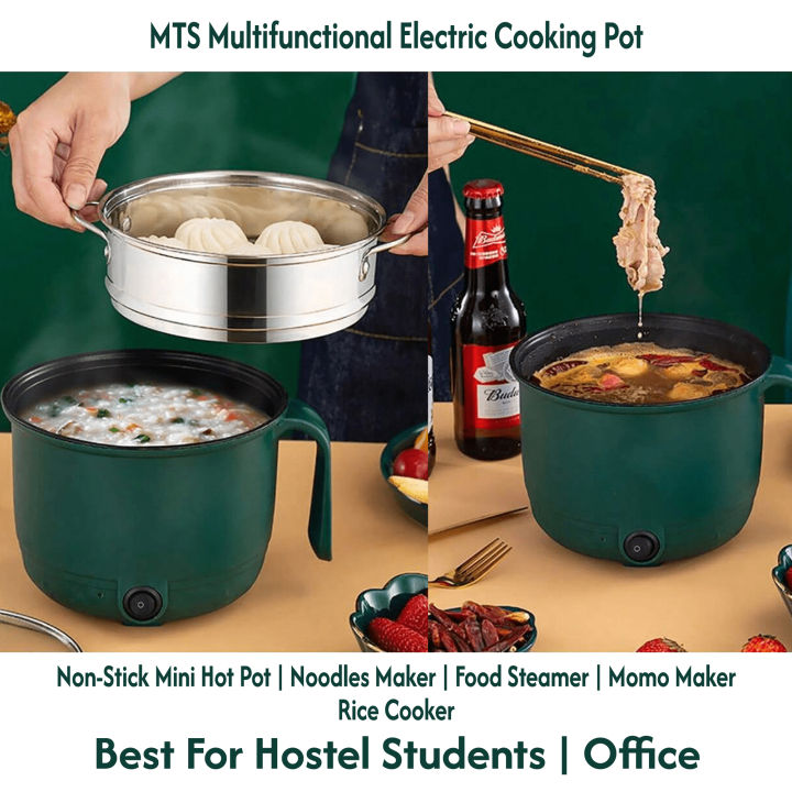 Relax MTS Multifunctional Electric Cooking Pot - 1.8L Non-Stick Hot Pot ...