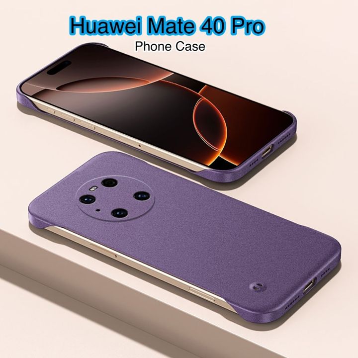 【Personality】For Huawei Mate 40 Pro Case White Fall Prevention ...