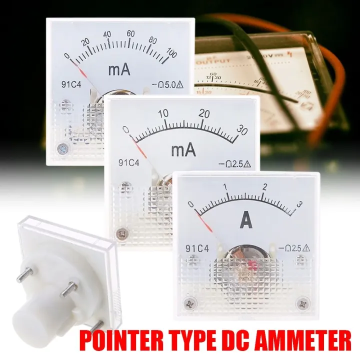 High Precision Ammeter Head 0-1A 2A 3A 5A 10A 300mA 500mA Measuring ...
