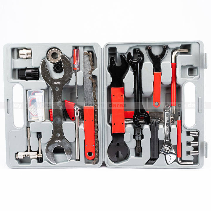 Silver Color Tool Kit Set For Bicycle | Daraz.com.np