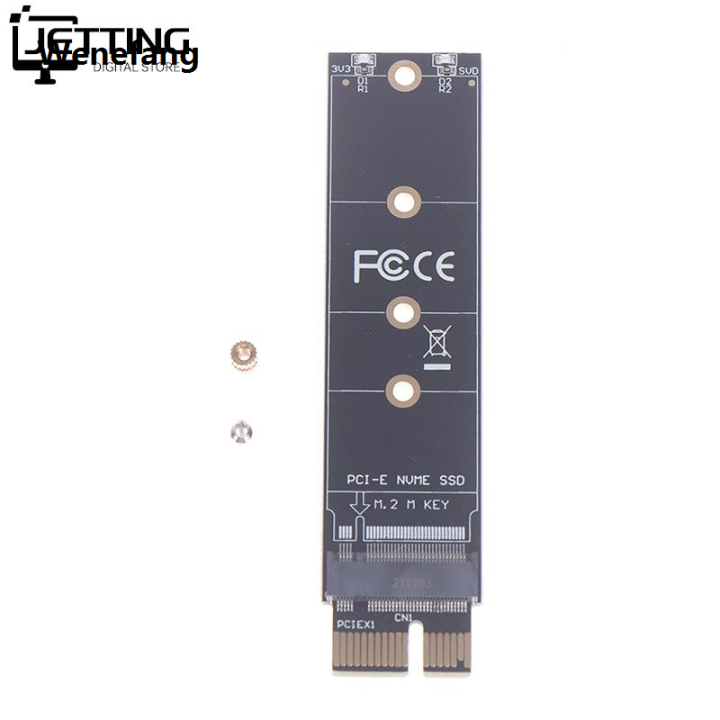 Wenefang PCIE to M2 Adapter NVMe SSD M2 PCIE X1 Raiser PCI-E PCI ...