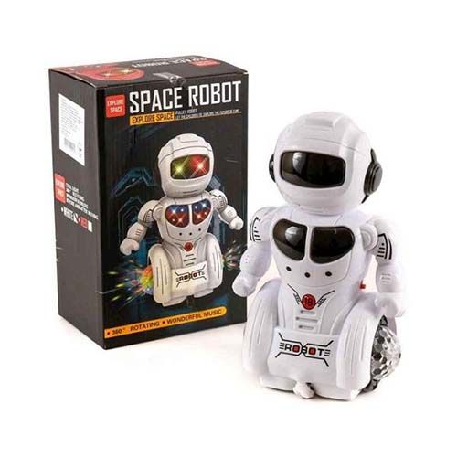 Battery Operated 360 Degree Rotational Dancing Space Robot Toys With ...