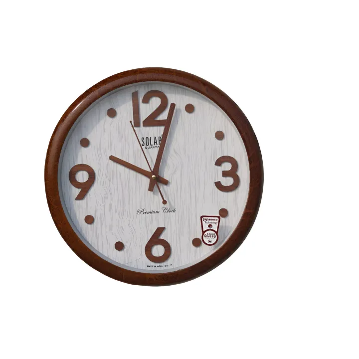 Round Big Size Wall Clock Solace Sq-717 | Daraz.com.np