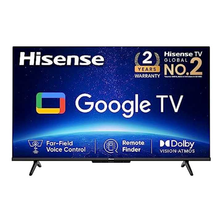 Hisense 55 inches Bezel less Series 4K Ultra HD Smart LED Google TV ...
