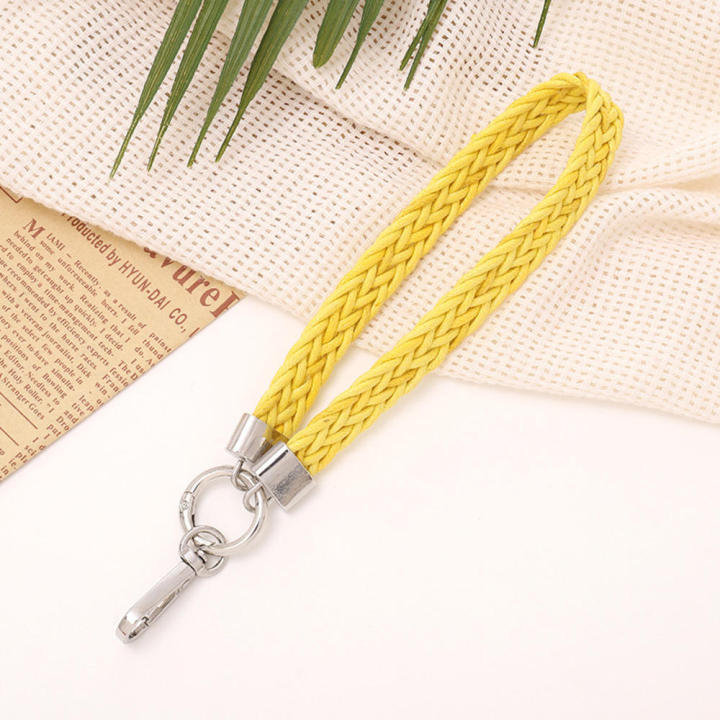 25cm Weaving Colored Keychain Good Quality Polyester Cotton Hanging ...