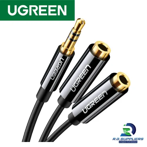 UGREEN 3.5mm Stereo Audio Splitter Cable | Share Audio with Two ...
